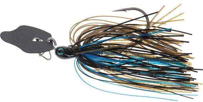 Strike King Thdr Cricket Vib. Jig - Tgstn - 3/8oz - BU - TackleDirect
