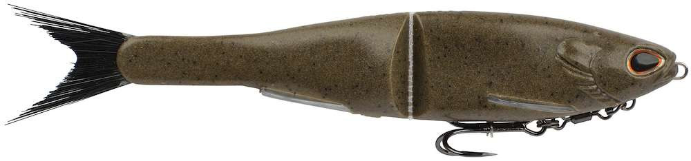 Berkley Nessie Soft Glide Bait - 7in - Green Pumpkin - TackleDirect