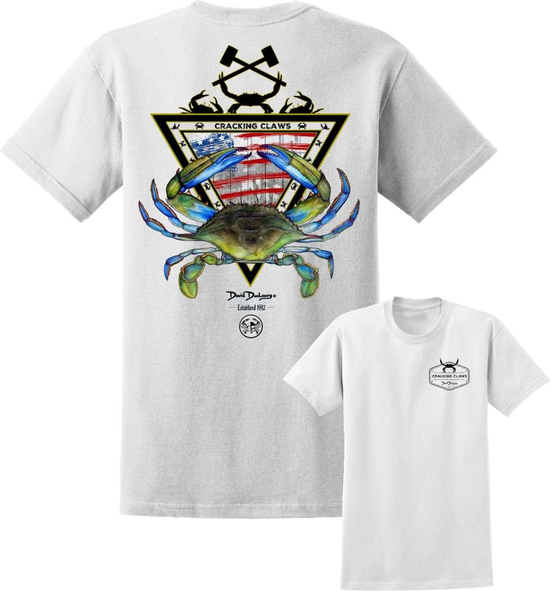David Dunleavy American Blue Crab T-Shirt - TackleDirect