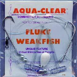 Aqua-Clear FW-3PS Flounder/Weakfish High/Low Rig - TackleDirect