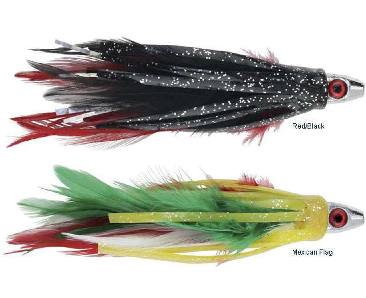 Boone Feather Trolling Jig 1/4oz 4in 2pk - TackleDirect