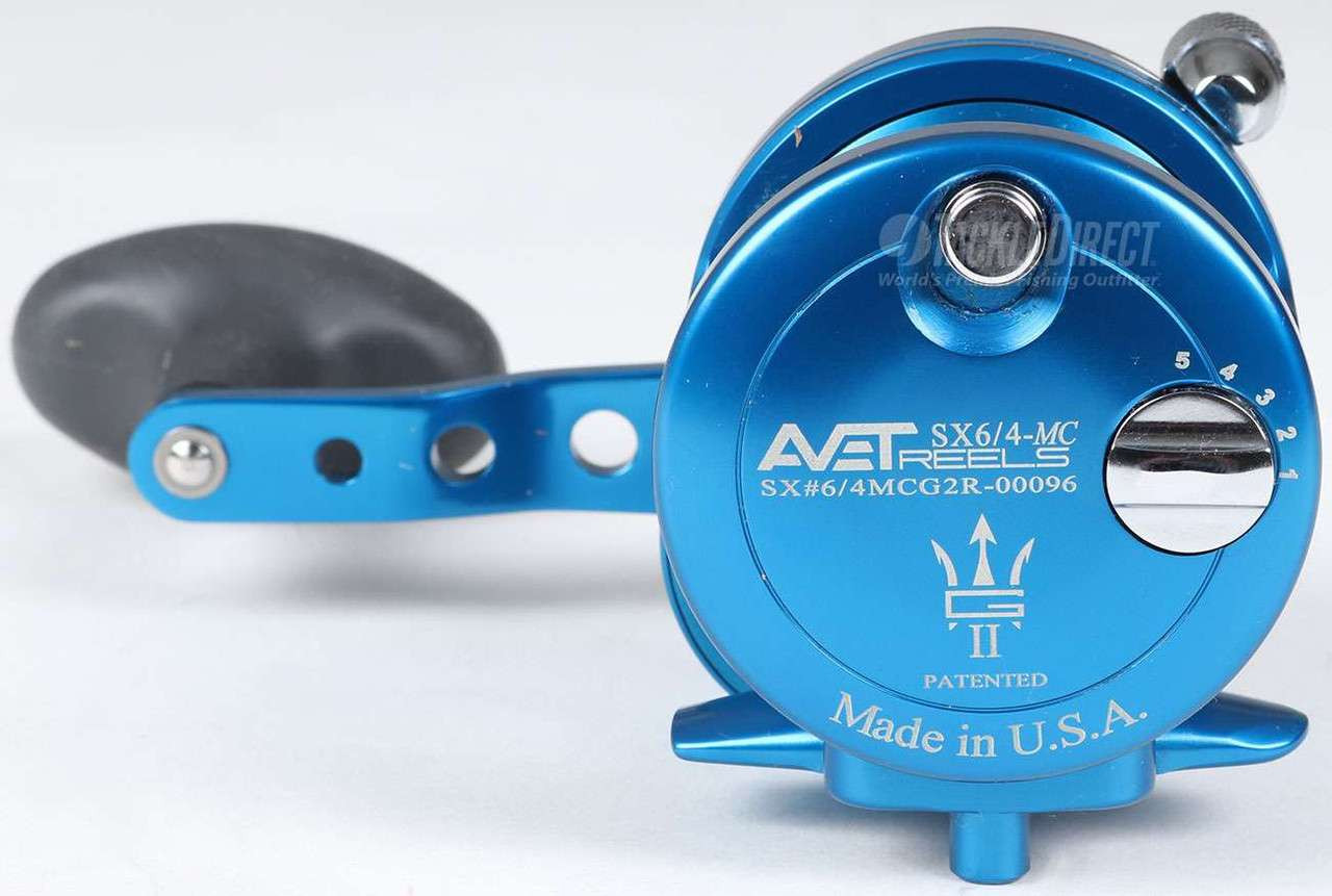 Avet SX G2 6/4 MC 2-Speed Reel Blue