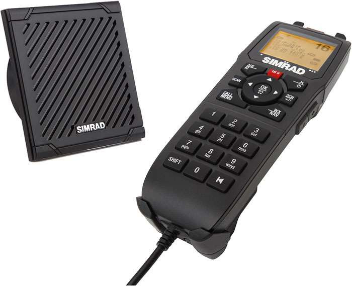 Simrad RS90 Handset and Speaker Kit w/ 16.5 Cable - TackleDirect