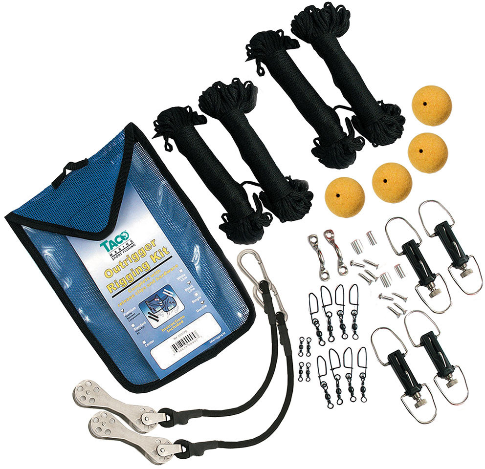 TACO Outrigger Premium Double Rigging Kit - RK-0002PB - TackleDirect