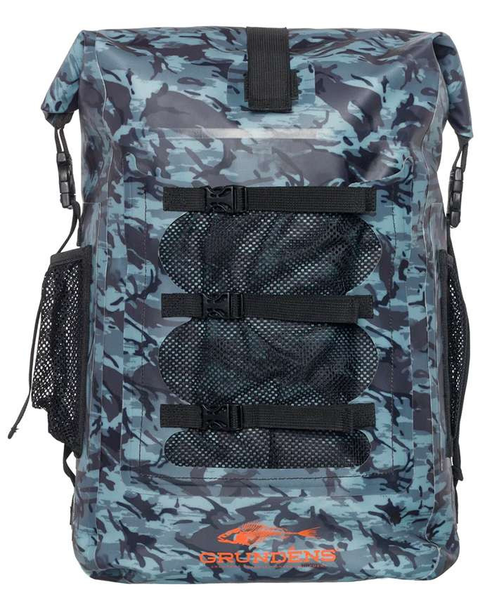 Grundens Gage 30 Liter Rum Runner Backpack - Refraction Camo - TackleDirect