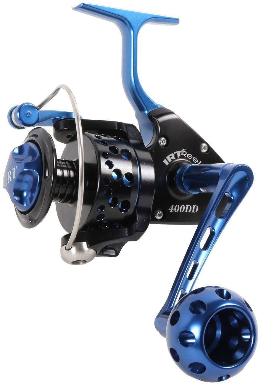 IRT Reels IRT400DD Spinning Reel - Black/Blue - TackleDirect
