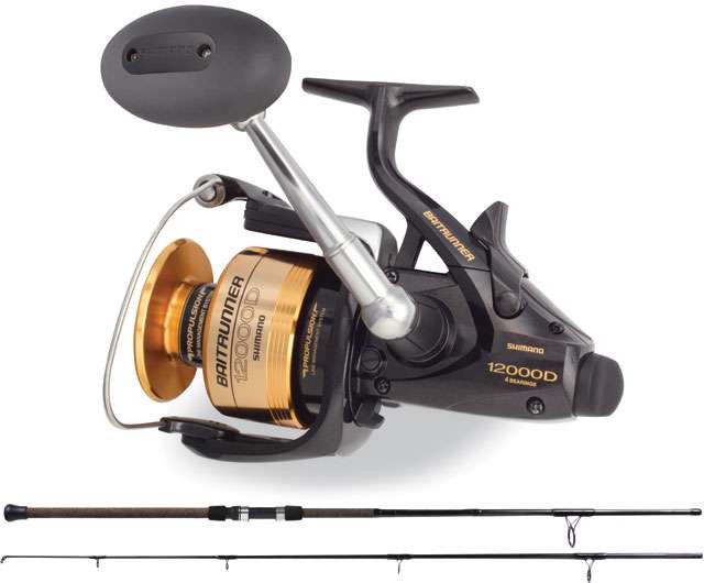 Shimano Baitrunner BTR12000D Beach Runner BR1530S10CT Surf Spin Combo
