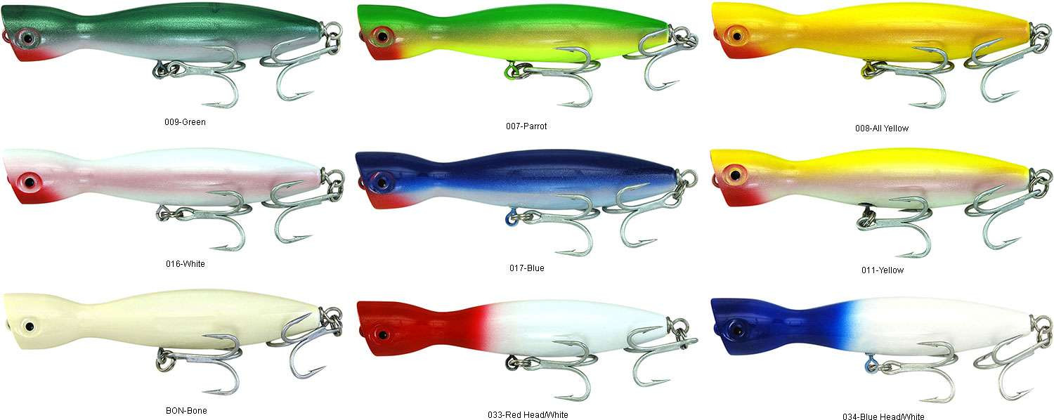 Super Strike Little Neck Popper Lures - TackleDirect
