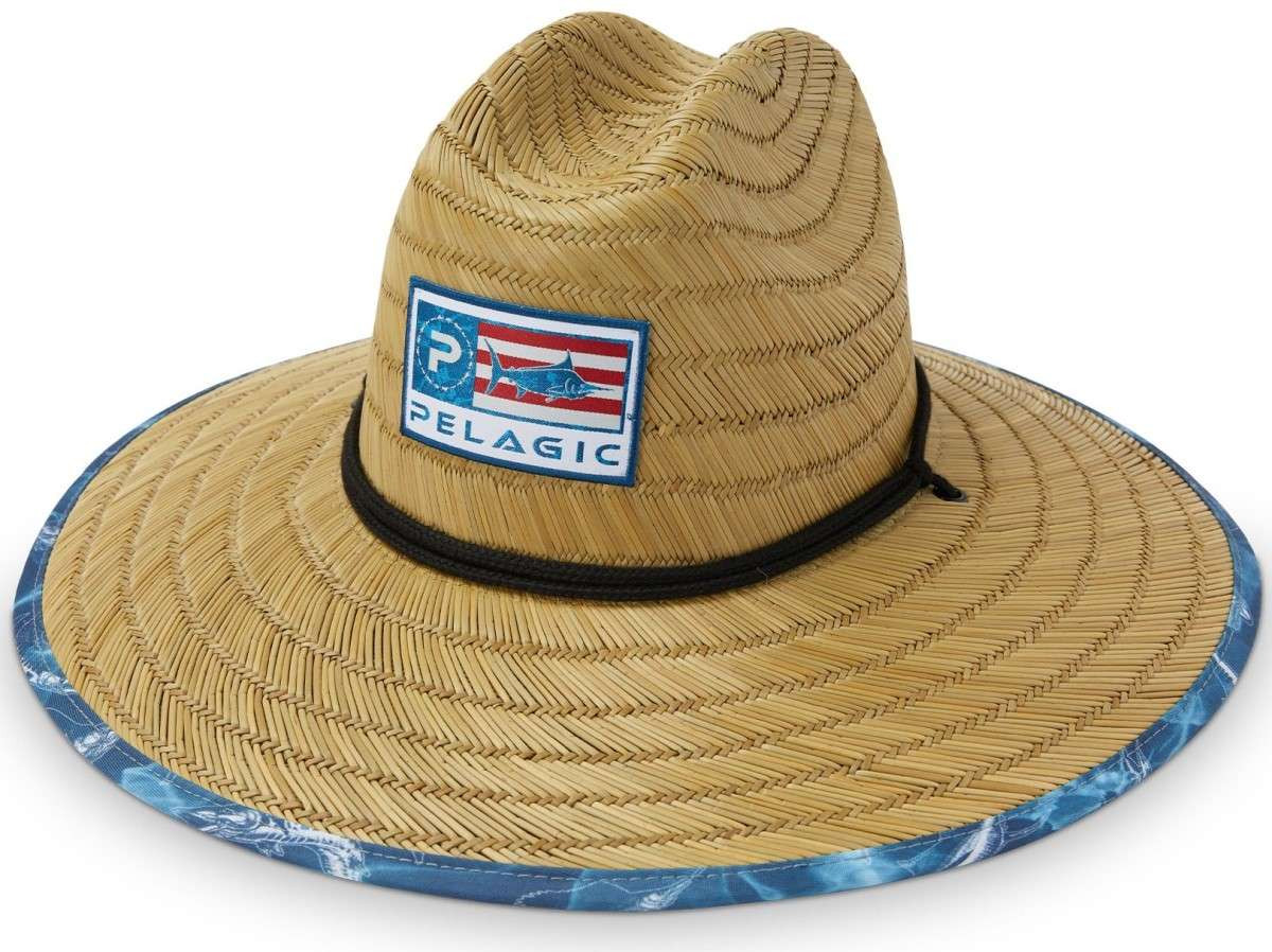 Pelagic Baja Gyotaku Straw Hat - TackleDirect