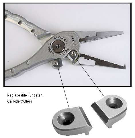 Accurate Extra Lite Split-Tip Pliers - TackleDirect