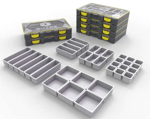 Buzbe Colony 28 Modular Tackle Boxes - TackleDirect