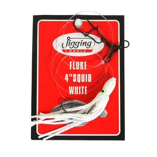 Jigging World Fluke Rigs - Squid Teaser - TackleDirect