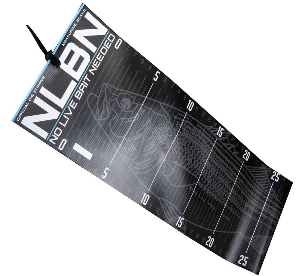 No Live Bait Needed (NLBN) Big Striper Ruler - TackleDirect