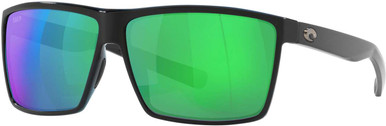 Costa Rincon Sunglasses - Matte Black/Green Mirror 580G - TackleDirect