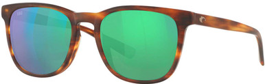Costa Sullivan Sunglasses Tortoise/Green Mirror 580G - TackleDirect