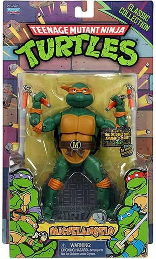 MICHELANGELO TMNT CLASSIC COLLECTION ANIMATED SERIES - Major Toys