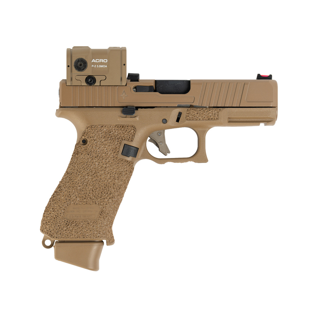 ASTRA Defense Ported G19X FDE Spec A with ACRO - Reactive Gunworks