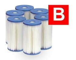 Intex Filter Type "B" Cartridge (6 Pack) on Pool and Spa Supply Store