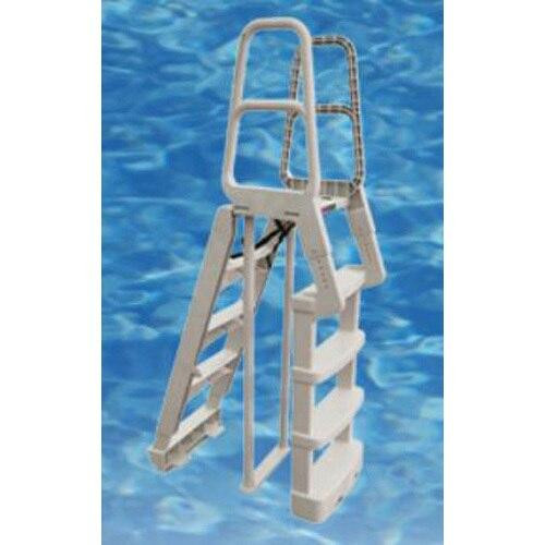 Comfort Incline Step A-Frame Above Ground Pool Ladder on Pool and Spa ...