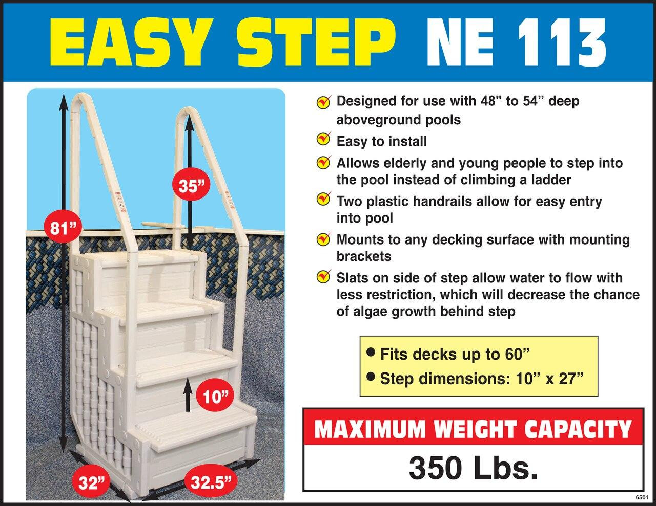 Easy Pool Step by Blue Wave on Pool and Spa Supply Store