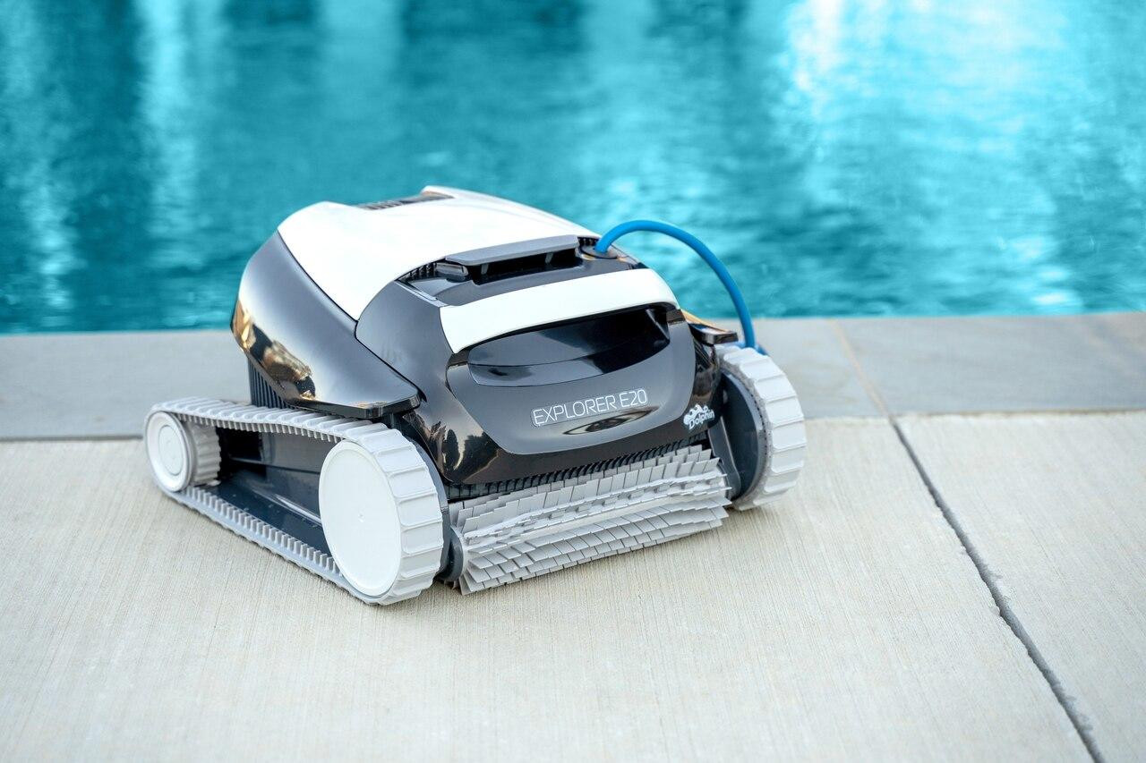 Maytronics Dolphin E20 Robotic Pool Cleaner - Effortless In-Ground Pool ...