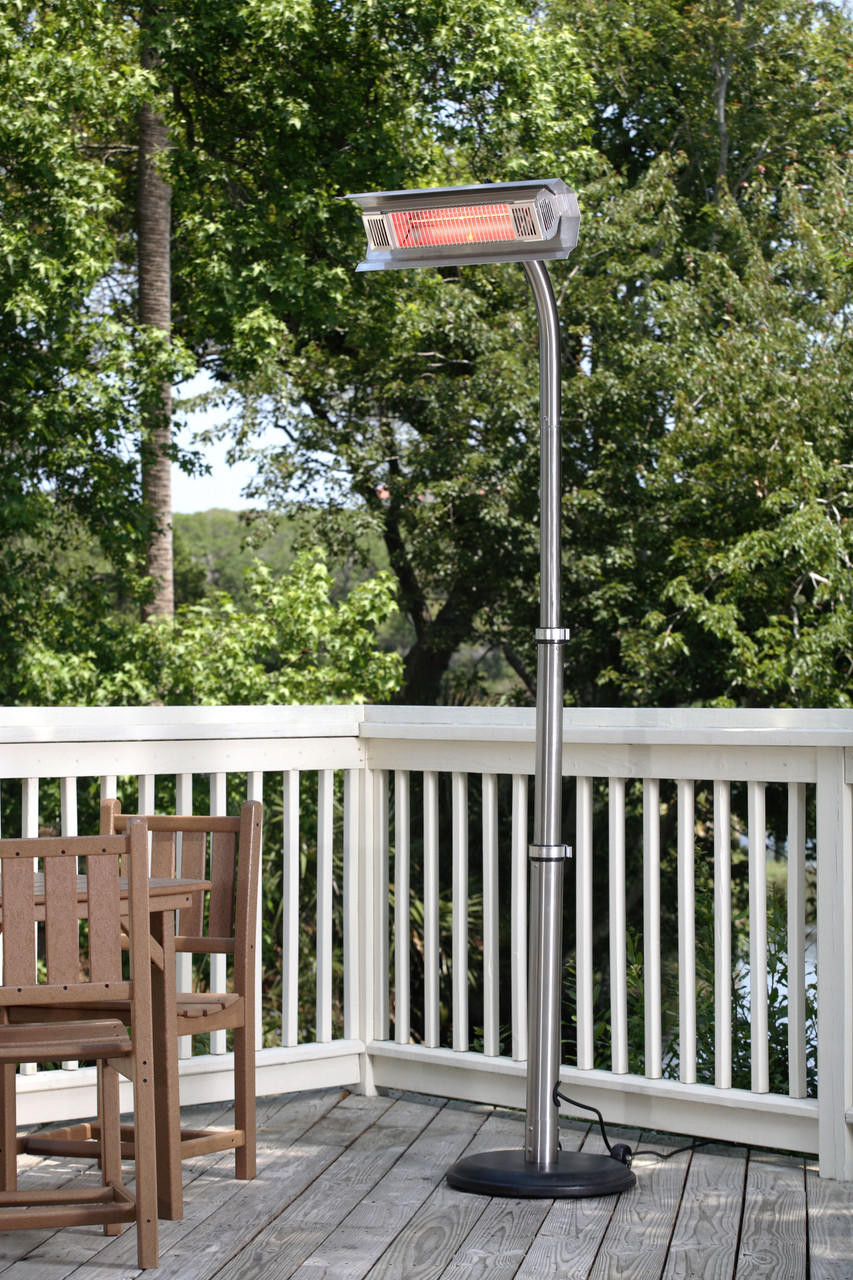 Stainless Steel Wall Mounted Infrared Patio Heater - Pool and Spa ...