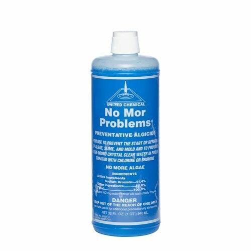 No Mor Problems Algaecide 1 Quart Bottle on Pool and Spa Supply Store