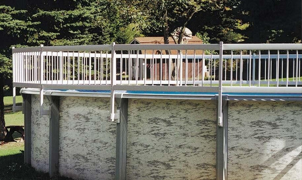 Above-Ground Pool Deck Compatible Fencing 8 Pack on Pool and Spa Supply ...