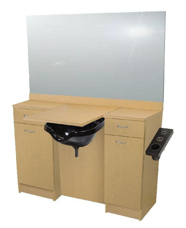 Jeffco J24 Java Salon Barber Station, Built-In Bowl