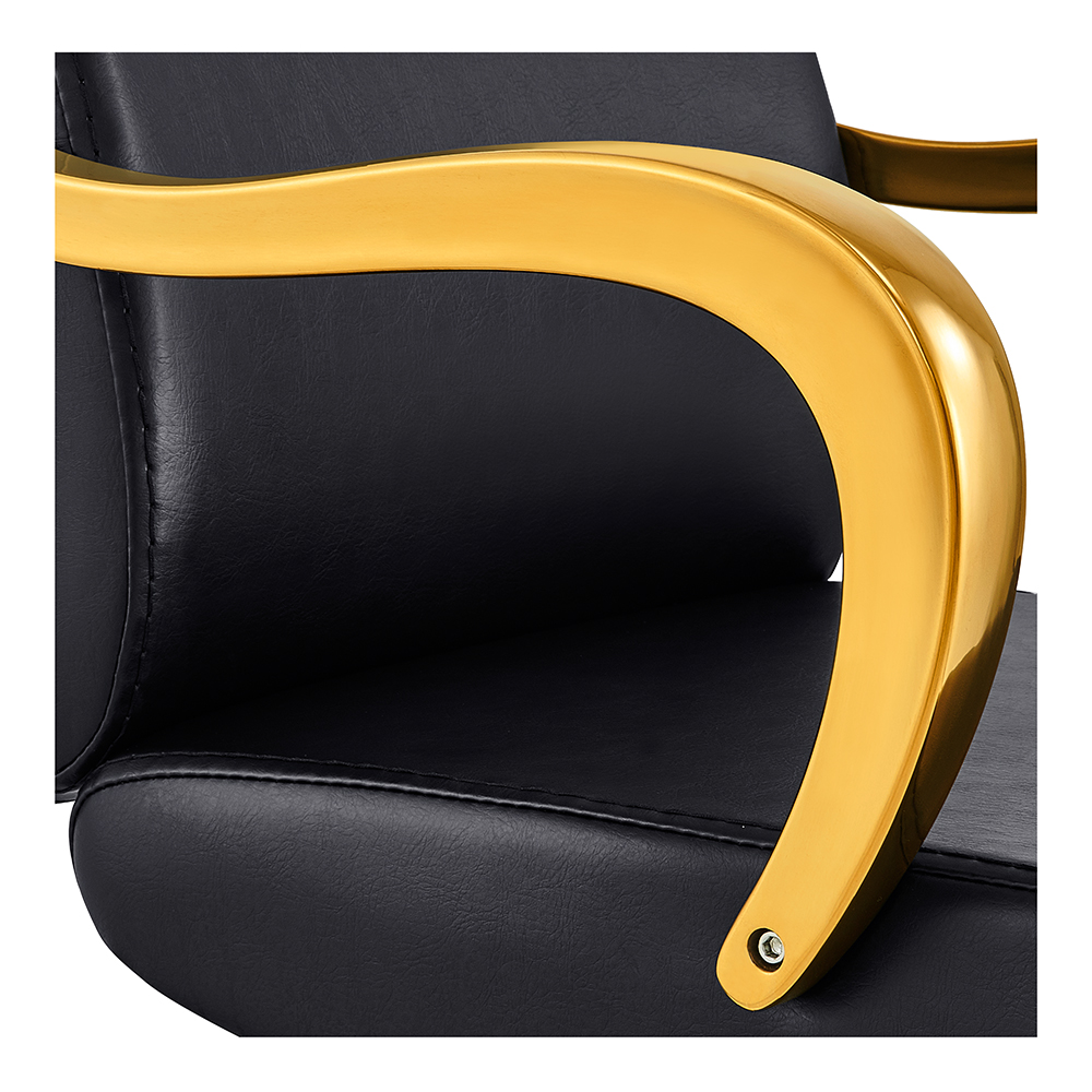 METEOR Hair Styling Chair in Gold or Silver Finishes | Hair Salon Furniture