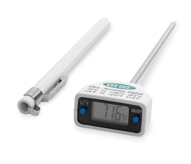 Serialized Armored Glass Thermometers