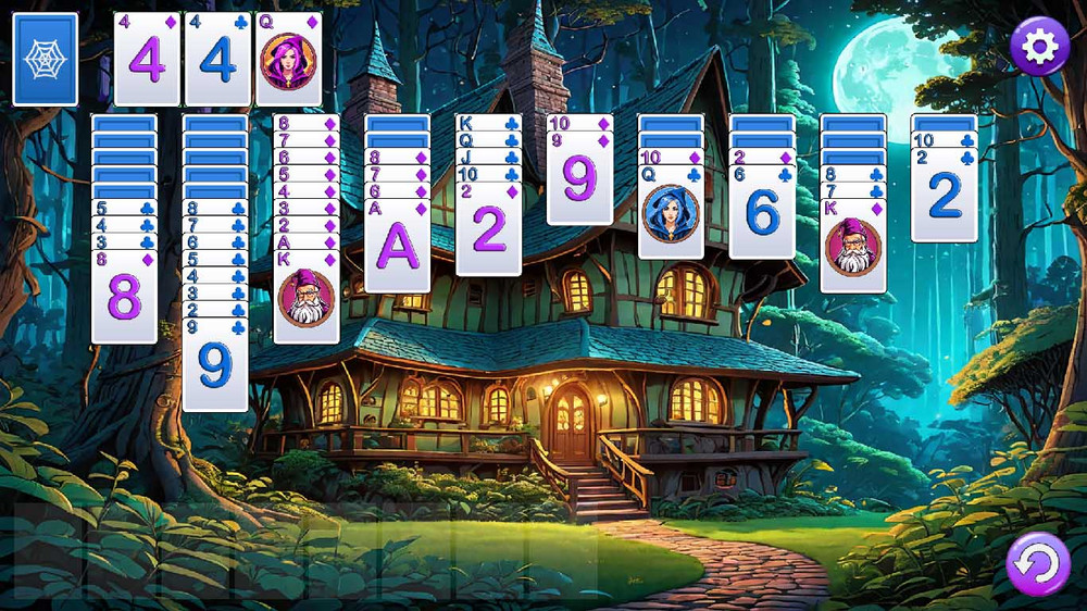 Enchanted Solitaire 3: The Magic Web – WildTangent Games