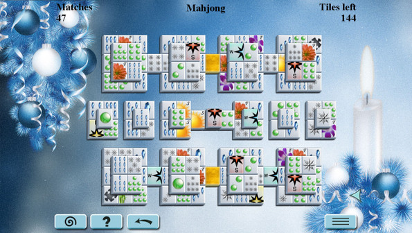 Winter Mahjong - WildTangent Games