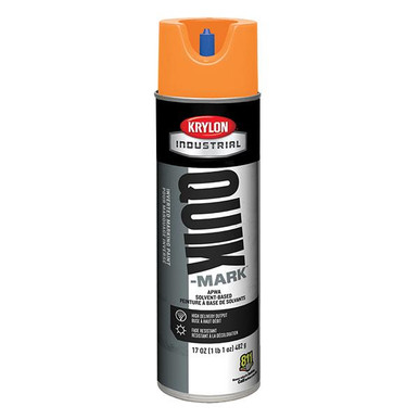 Krylon Quik-Mark Inverted Marking Paint Solvent Based Bright Orange ...