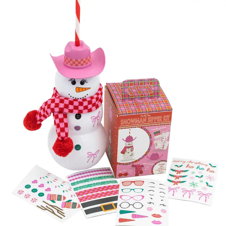 Packed Party Snowman Sipper Accessory Bundle
