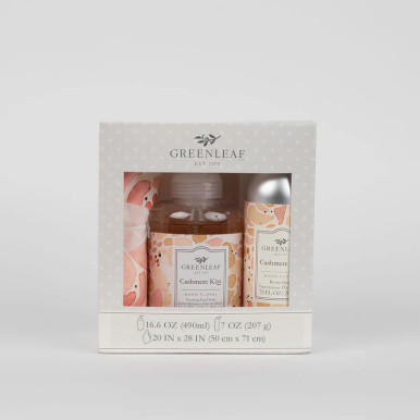 Greenleaf Cashmere Kiss Foaming Hand Soap, Non-Aerosol Room Spray, and ...