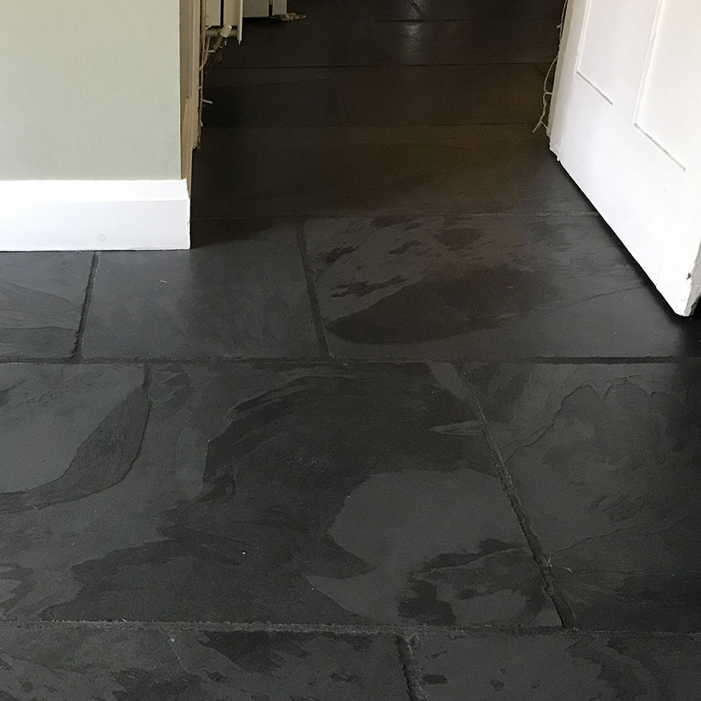 Lonsdale Black Chipped Edge Slate Thin | RR Stone