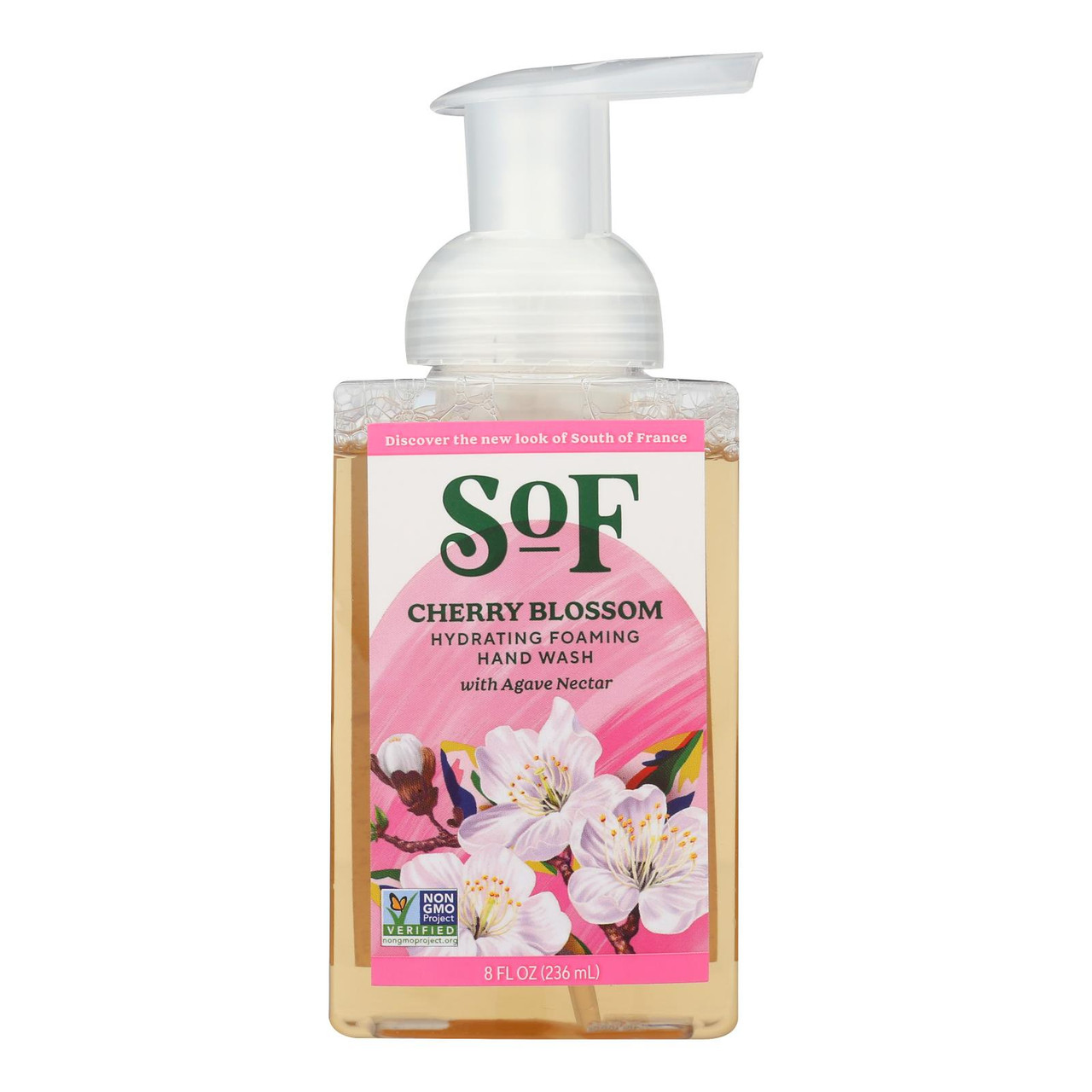 South Of France - Hand Wash Foam Cherry Blossom - 1 Each - 8 OZ - Hey ...