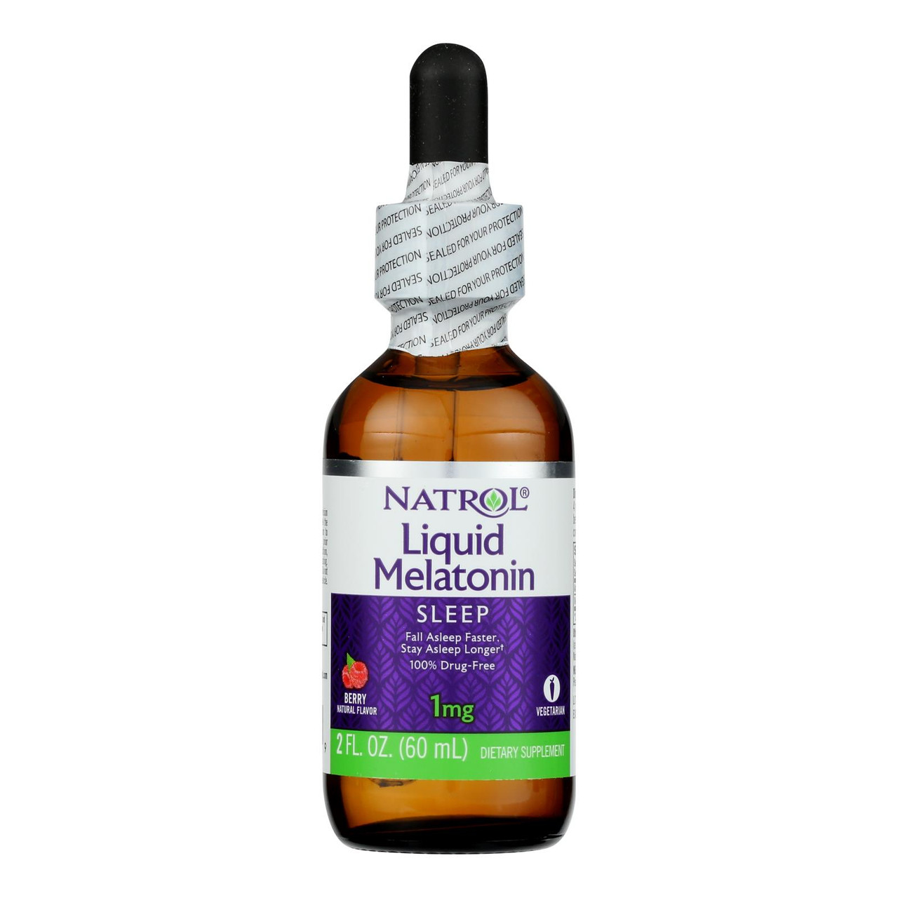 Natrol - Melatonin 1mg Liquid - 2 FZ - Hey Pharma