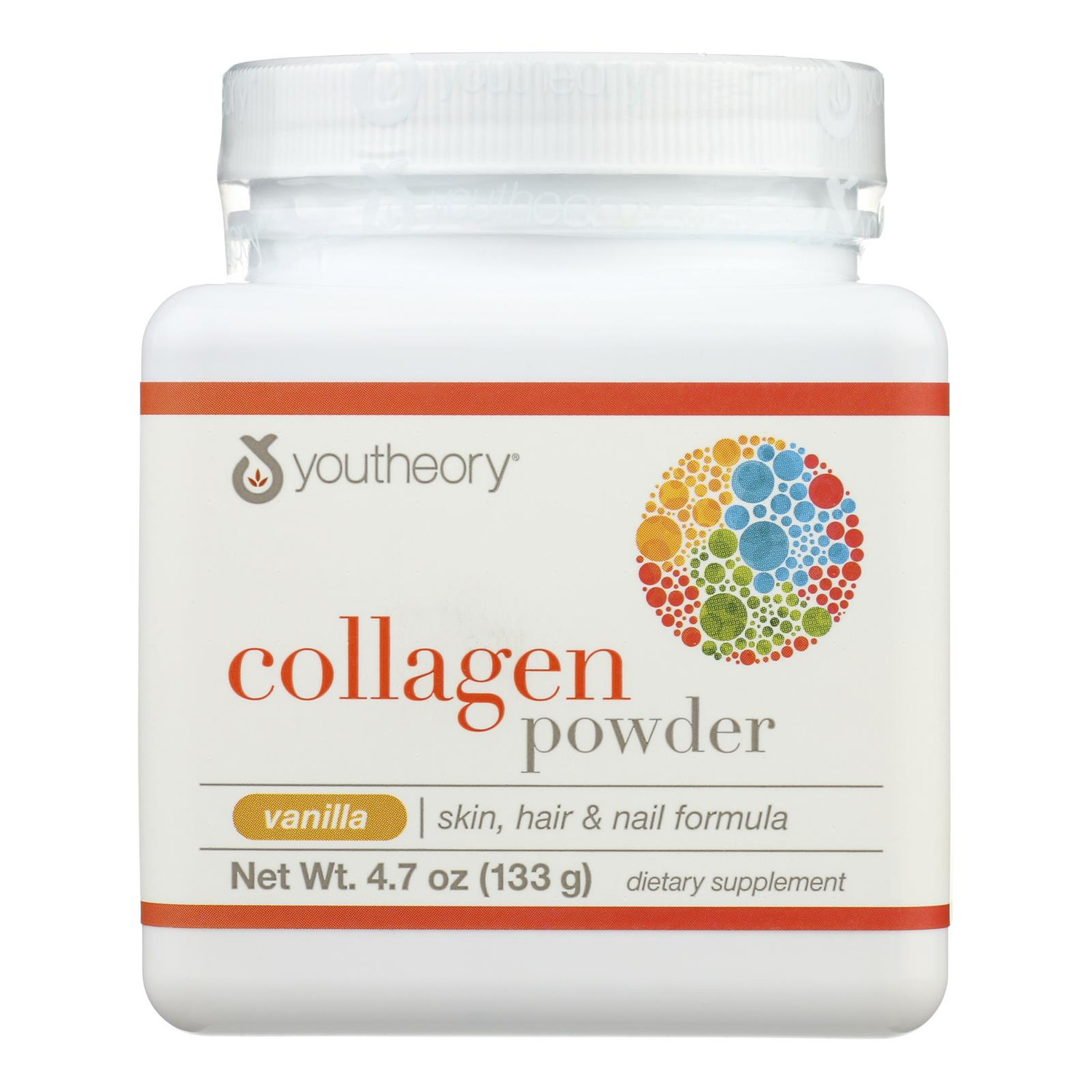 Youtheory Collagen - Powder - Vanilla - 4.7 oz - Hey Pharma