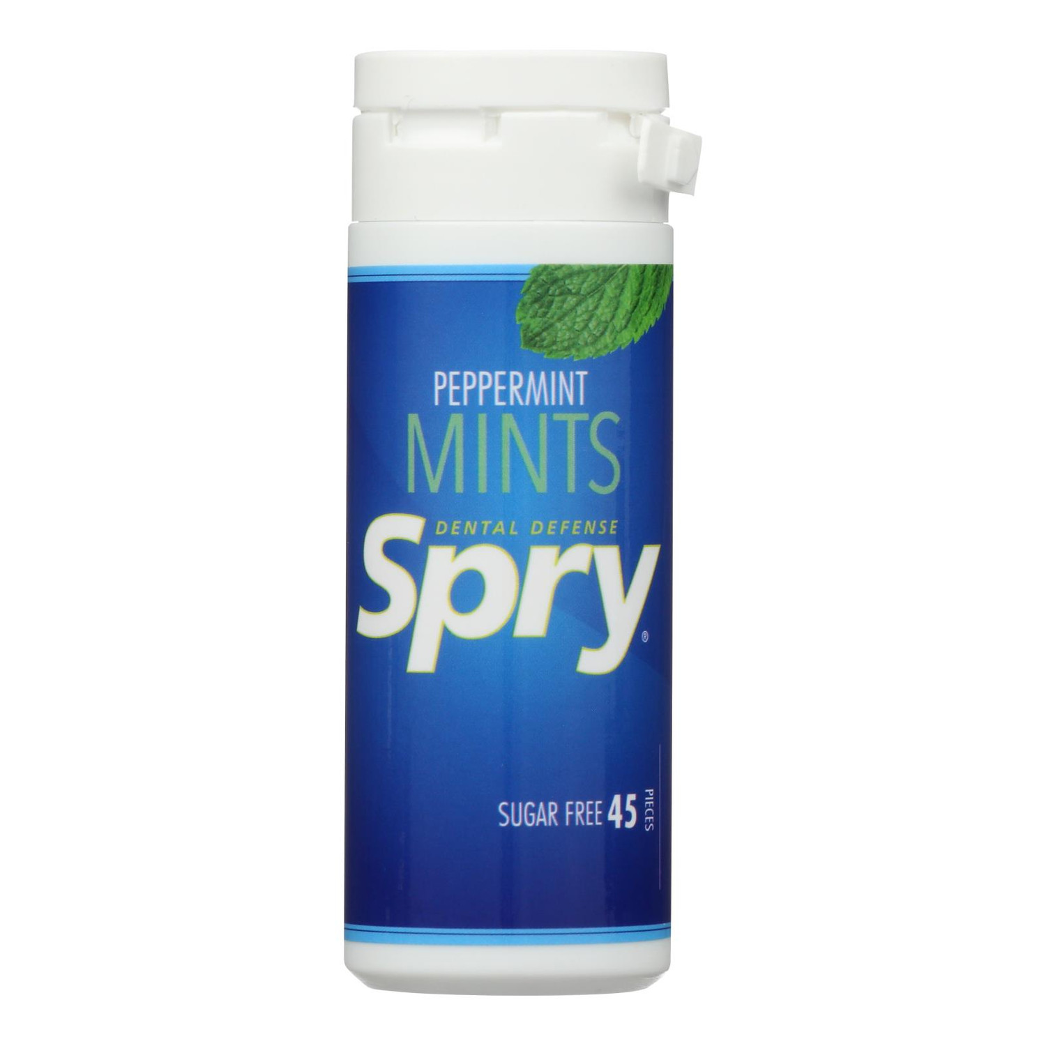 Spry Xylitol Mints - Peppermint - Case of 6 - 45 Count - Hey Pharma