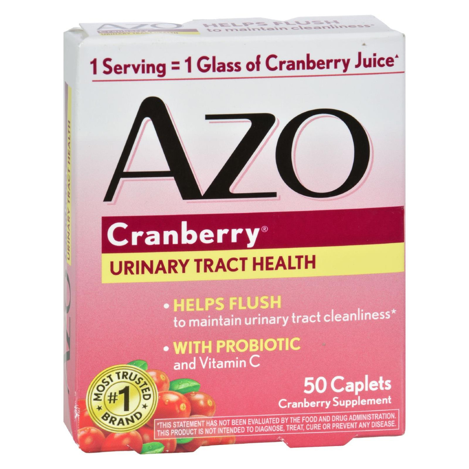 Azo Cranberry Caps - 50 Caplets - Hey Pharma