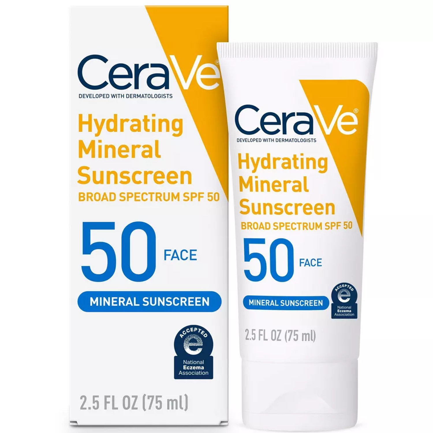 CeraVe Hydrating Mineral Sunscreen Face Lotion SPF 50 2.5 fl oz Hey Pharma