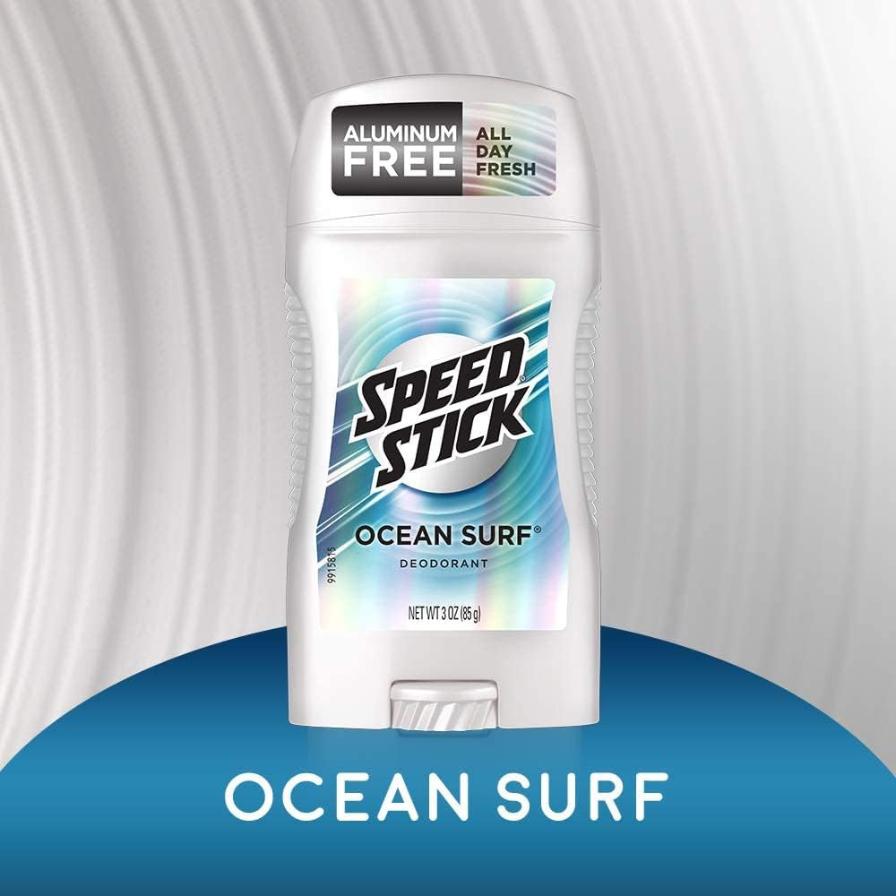 Speed Stick Clear Deodorant, Ocean Surf Scent for Men, 3 oz - Hey Pharma