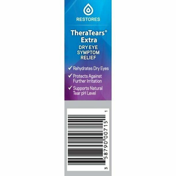 TheraTears Extra Moisturizing Dry Eye Therapy Sterile Lubricant Eye ...