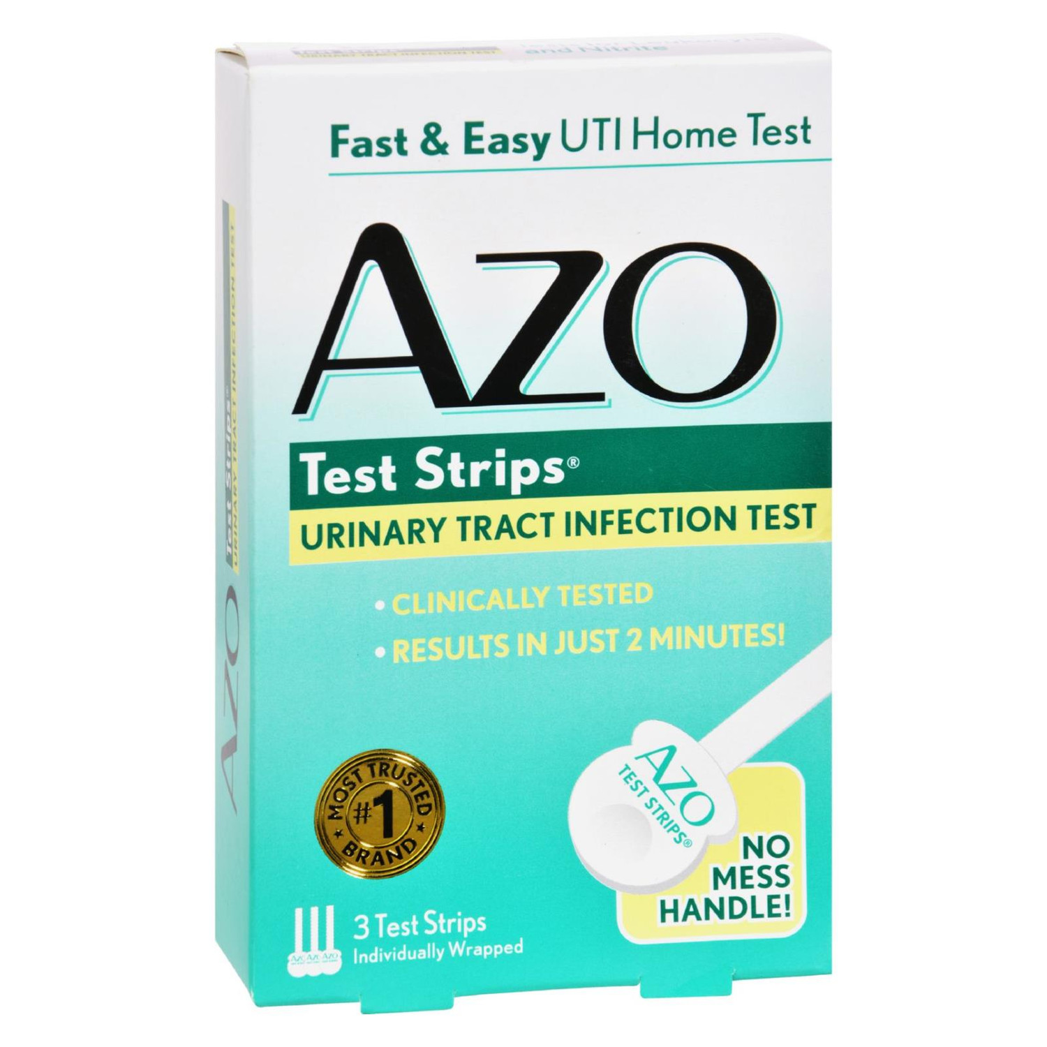 Azo Test Strips - 3 Test Strips - Hey Pharma