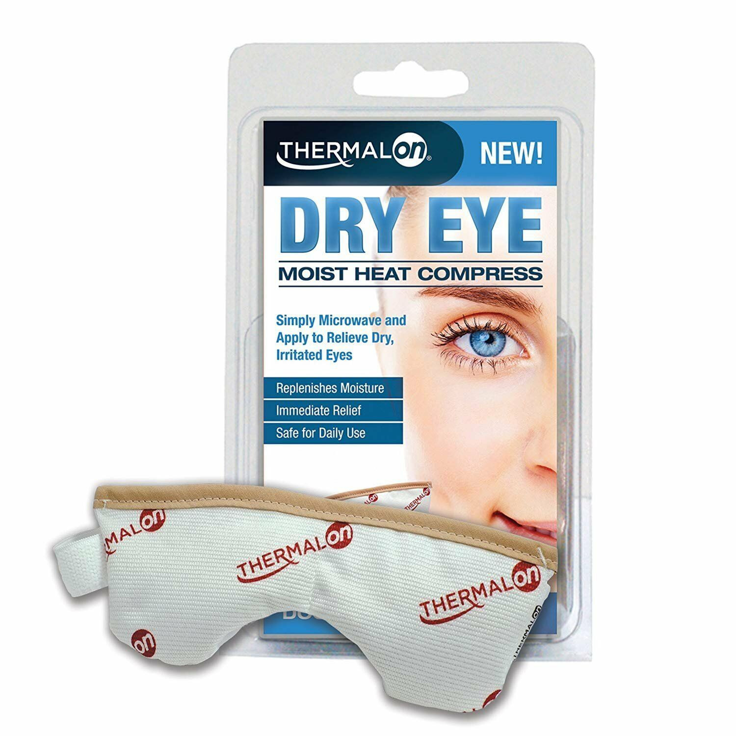 Thermal On Dry Eye Moist Heat Compress Replenishes Moisture Washable ...