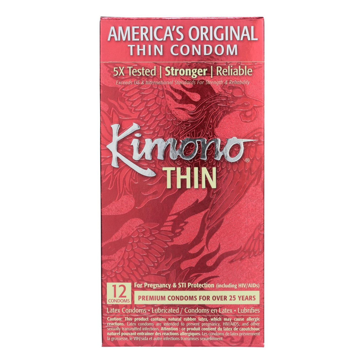 Mayer Laboratories - Kimono Premium Thin Latex Contraception - 12 Pack ...