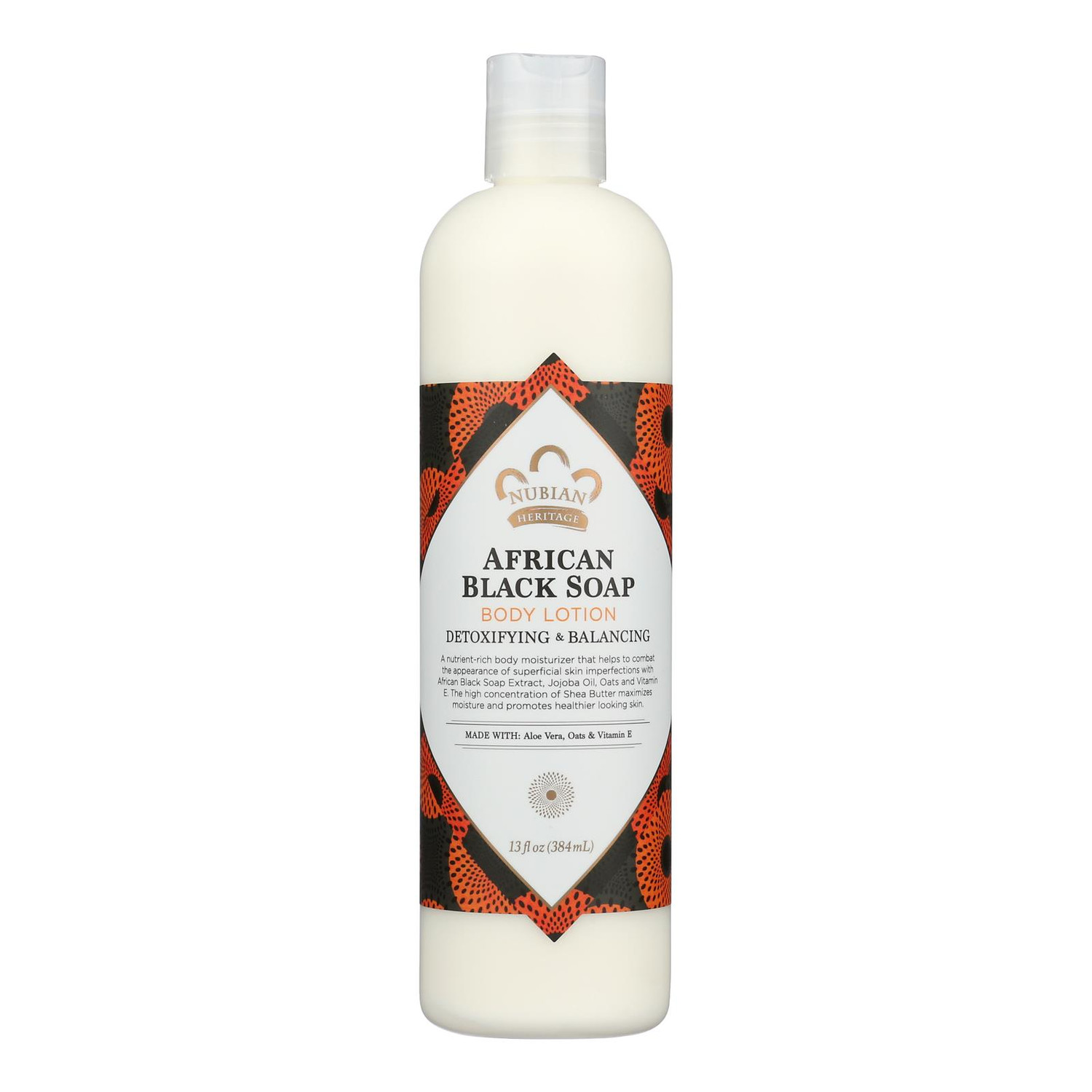 Nubian Heritage Lotion - African Black Soap - 13 oz - Hey Pharma