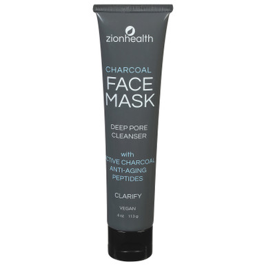 Zion Health - Face Mask Charcoal Adama - 1 Each - 4 OZ - Hey Pharma